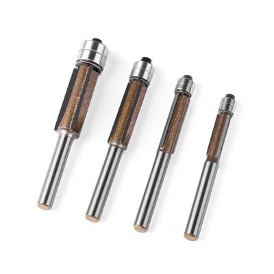 Cina Frese per fresatura CNC da 6 mm con gambo da 1/4, cuscinetti doppi, utensili da taglio per la lavorazione del legno in vendita