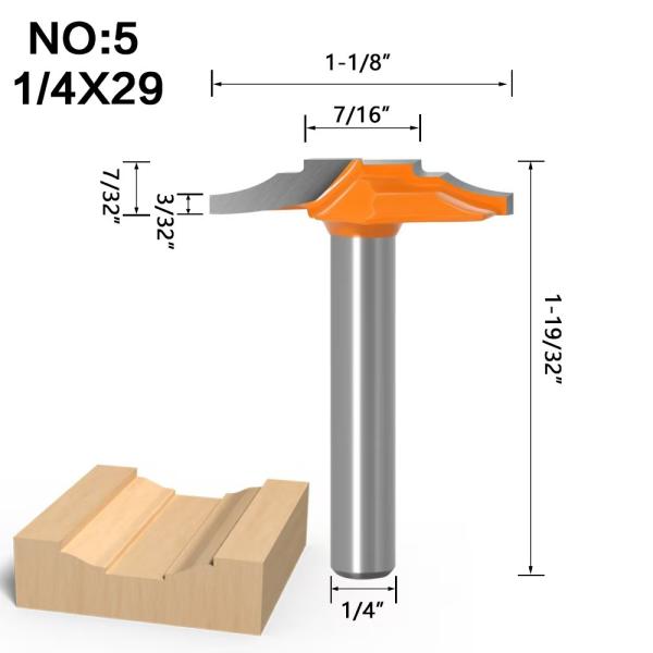 Quality Door Engraving CNC Router Bit Lace Cabinet Engraving Bit 55HRC for sale