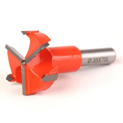 Cina 35mm Forstner attraverso borriera 70mm Cnc foriere per legno in vendita