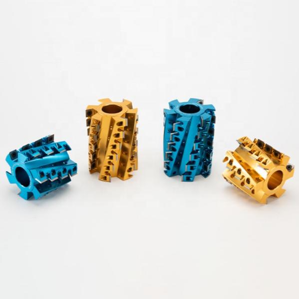 Quality Wood Planer Machine CNC Wood Bit 55HRC 60HRC Spiral Head Cutter Blades for sale