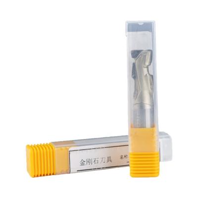 China Diamond PCD Spiral Router Bits MDF Laminated Board Cnc Engraving Bits For Wood for sale