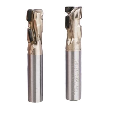 China Diamond PCD Spiral Router Bits MDF Laminated Board Cnc Engraving Bits For Wood for sale
