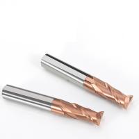 China OEM Customizable Metal Milling Cutter HRC55 Solid Flat End Mill 2 Flute for sale