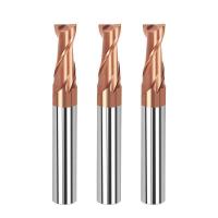 China OEM Customizable Metal Milling Cutter HRC55 Solid Flat End Mill 2 Flute for sale
