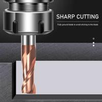 China OEM Customizable Metal Milling Cutter HRC55 Solid Flat End Mill 2 Flute for sale
