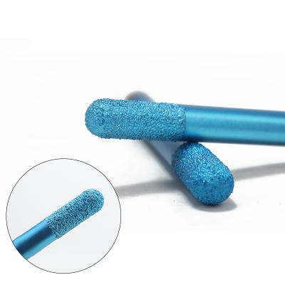 China High Quality CNC Tools Circular Vacuum Brazed Stone Carving Drill Bits Diamond Core Drill Bits Coated Marble Carving Drill Bits for sale