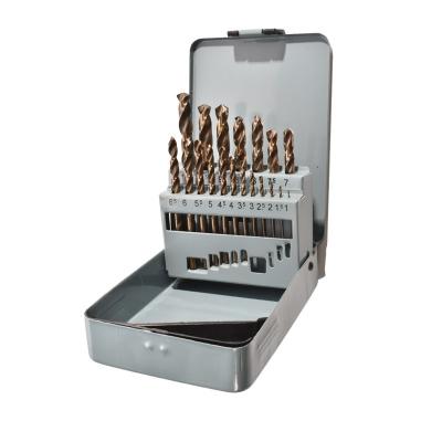 Cina 1mm - 10mm CNC per la trivellazione 19Pcs M2 HSS per la trivellazione Set DIN338 Metrica 135 Grado in vendita
