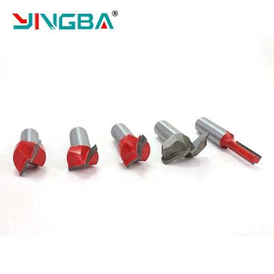 Cina Set di 10 frese per fresatrice con punta in carburo, 12mm, per rifinitura, 6 taglienti, per CNC, per legno in vendita