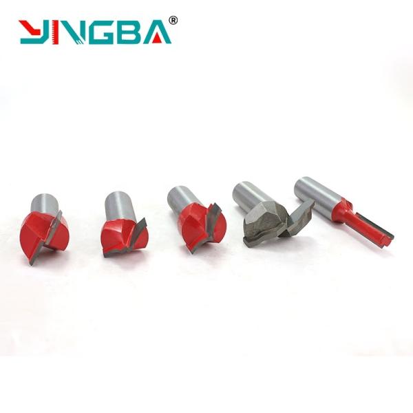 Quality 10 Piece Carbide Tipped Router 12mm Trimming End Mill 6 Flute Cnc Router Bits for sale