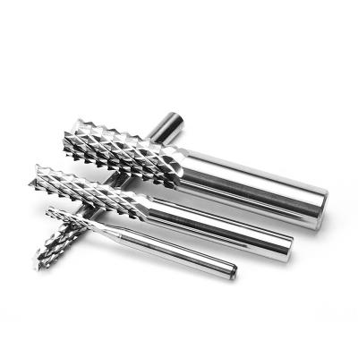 China YingBa 4mm Carbide End Mill CNC Wood Router Bits PCB Alloy Corn Milling Cutter Efficient Wood Cutting Border Tools for sale