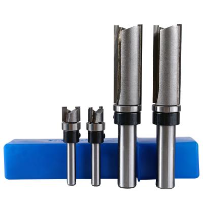 China Factory Customized Cheap Prices CNC Wood Router Bit Tools Woodworking Trimming Milling Cutters With Bearings for sale