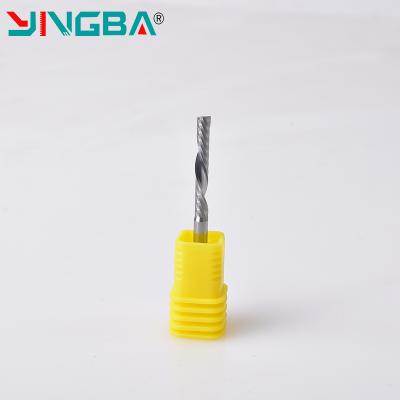 Китай CNC-маршрутизатор Битс Фабрика Прямая цена Деревообрабатывающие инструменты Предварительная спиральная голова Леворучная одноручная флейта фрезерная резка продается