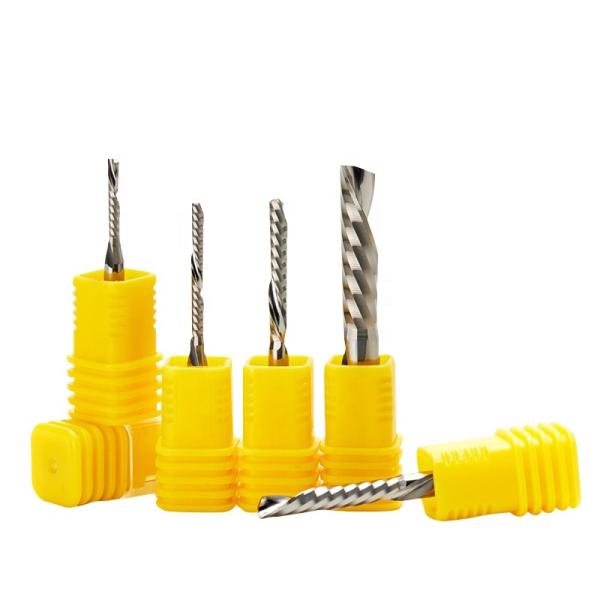 Quality Customizable Single Flute End Mill CNC Cutter Bit for Wood & Acrylic Milling for sale