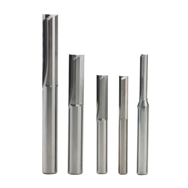 Quality Carbide 2Flute Straight End Mill 6mm 8mm Shank Woodworking Cutting Slot Bit for sale