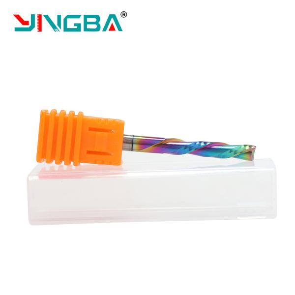 Quality 3/8 1/4 1/2 Inch Shank 2F Down Cut Spiral Router Bit for Wood 4mm 6mm Carbide for sale