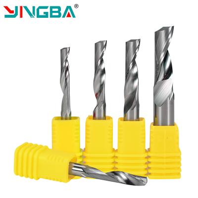 China Manufacturer Hot Sales 1Flute Spiral Aluminium up Cut Bit Cnc Carbide Endmill for Aluminium for sale
