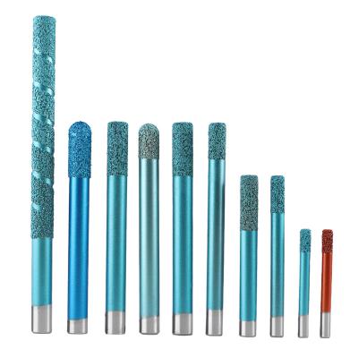 China 3.175mm - 12mm Stone Drill Bit Engraving  45HRC Diamond Core Drill Bit for sale
