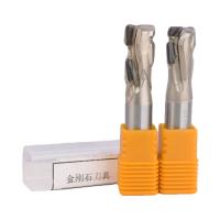 Quality 6mm - 16mm CNC Wood Bit Customized PCD Wood Milling Cutter 4 Flutes Diamond for sale