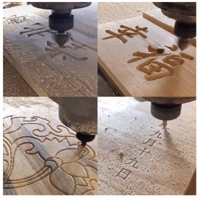 China Customizable Carving CNC Wood Bit Carbide Wood End Mill 2 Flute 3D V Bit For Cnc Router for sale