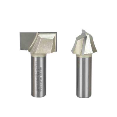 China Arden Wholesale Price Carbide CNC Wood Cutter Grooving Tools Wood Milling Cutter Bottom Clean Router Bits Endmill Tools for sale