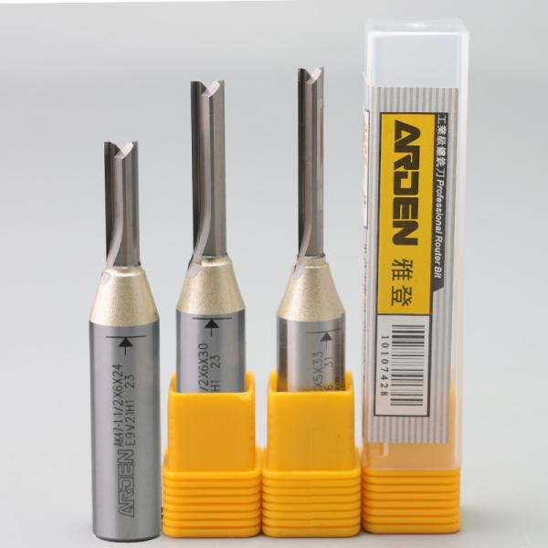 Quality Arden CNC Router Bit TCT Carbide Milling Cutter 2 Flute Straight Bit for MDF for sale