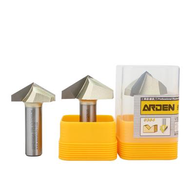 Cina Frese per router Arden in carburo da 12,7 mm per lavorazione del legno 3D, fresa a V, incisione in vendita