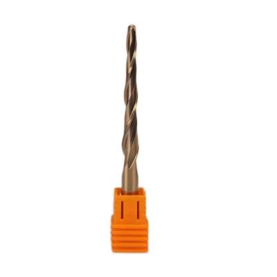 China Jinan Hard bar Hot Selling CNC Carving Knife with Double-edged Taper Ball End Milling Cutter 6 * 25 * R1 * 50 Solid Hard Alloy suitable for wood for sale