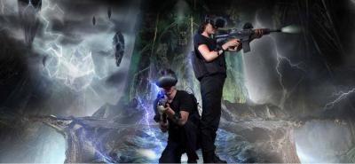 China Laser large space positioning with Virtual Reality software get rid of physical limitations of time and space for sale