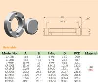 China CF Blank Flange Rotatable CF Vacuum Flanges For High Vacuum for sale