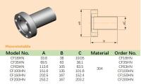 Quality 316L 304L 304 Stainless ANSI CF Half Nipple For High Vacuum for sale