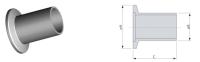 China Long KF Half Nipple Flange Low Vacuum Semiconductor Processing for sale