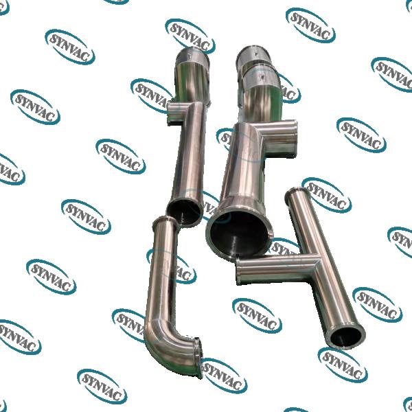 Quality Mirror Polishing Wire Drawing Or Blasting Custom Vacuum Pipeline for sale