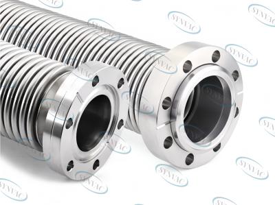China SUS304 SUS316L CF Flexible Hoses 1 Flange Rotatable Vacuum Bellows for sale