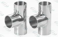 China BA Or Blasting Surface Treatment Vacuum Tee For Vacuum System for sale