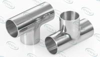 China BA Or Blasting Surface Treatment Vacuum Tee For Vacuum System for sale