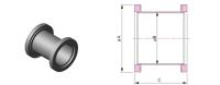 Quality BA Or Blasting ISO Full Nipples Vacuum Fittings For Vacuum System for sale