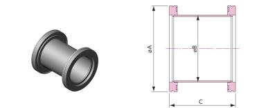 China BA Or Blasting ISO Full Nipples Vacuum Fittings For Vacuum System for sale