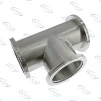 Quality SUS304 SUS316L ISO Tees Vacuum Fittings For Vacuum System for sale