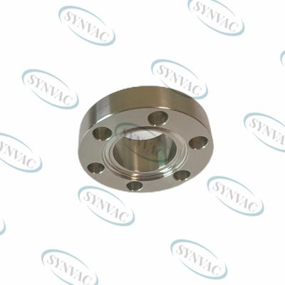 China Vacuum System CF16 Bored Blank Neck Flange Stainless 304 304L And 316L for sale