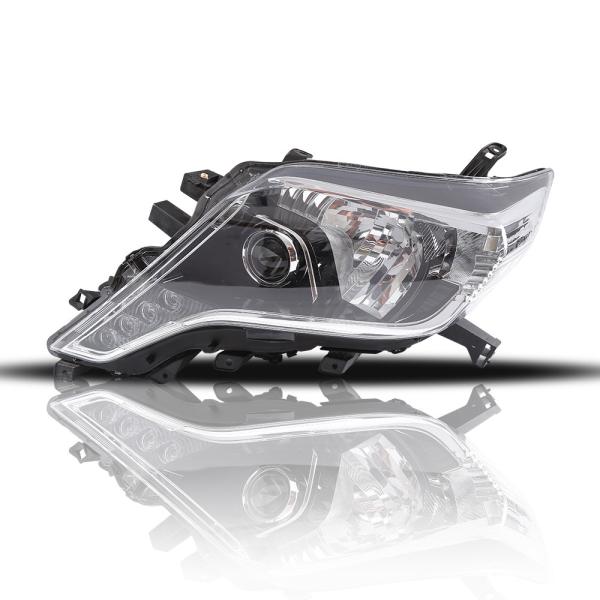 Quality Three Lens Toyota Prado Headlamp LED Auto Headlights Replacement 12Volt for sale