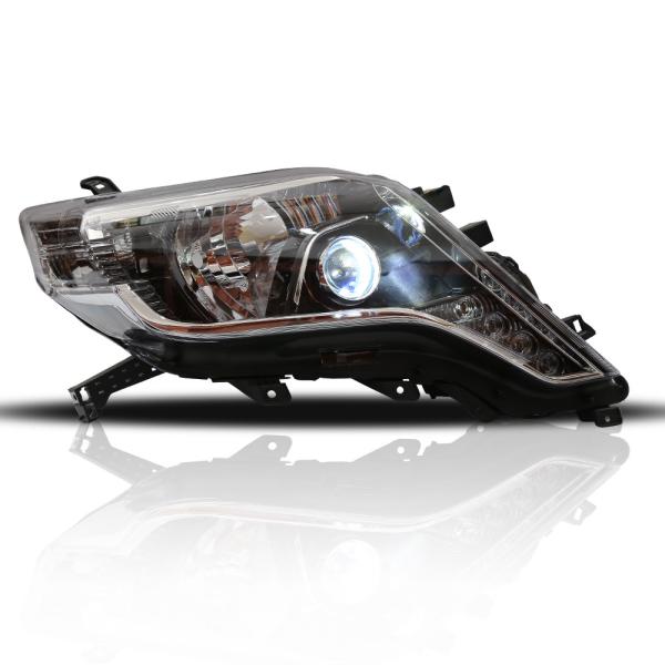 Quality Three Lens Toyota Prado Headlamp LED Auto Headlights Replacement 12Volt for sale