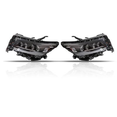 Cina Faretti aggiornabili Toyota PRADO Faretti a LED per auto a tre lenti in vendita