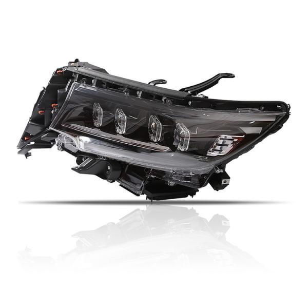 Quality Upgradeable Toyota PRADO Headlights Three Lens Car Led Headlamps for sale