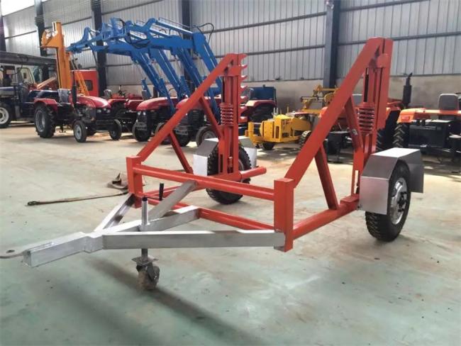 Cable Reel Dolly Conductor Drum Stand Trailer
