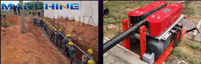 Cable Conveyor Crawler Type Automatic Electric Pull Cable Traction Machine