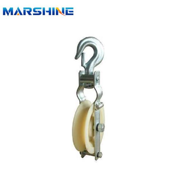 Heavy Duty Transmission Line Stringing Tools Single Sheave Stringing Pulley Block