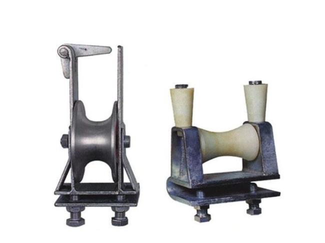 Nylon Sheaves Pulley Block Shl-1A Crossarm-Mounted Tri-Rollers Stringing for Wire Cable
