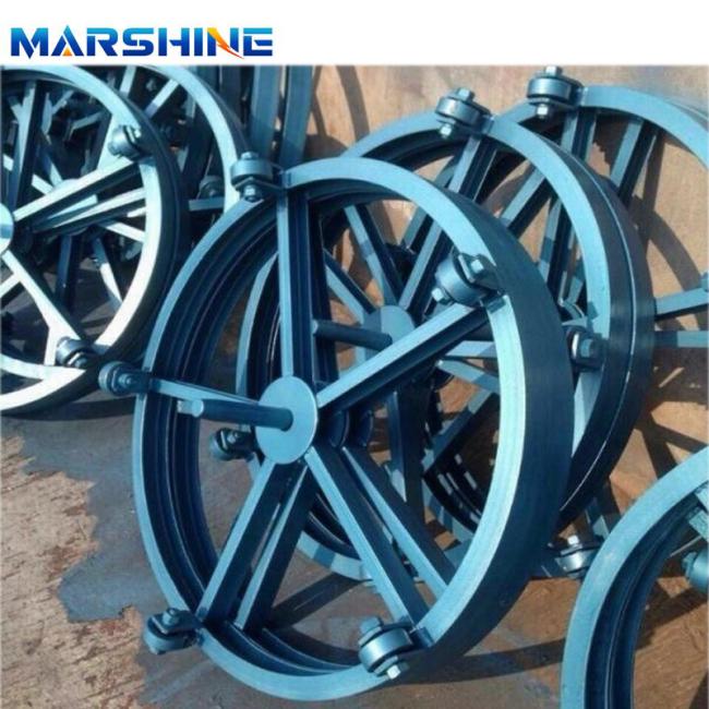 Upright Payout Turntable Cable Reel Stands with 500mm Cable Drum Support