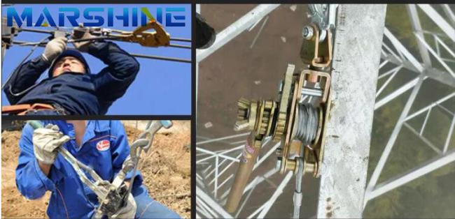 Marshine Wire Rope Puller Lifting Tools Manual Ratchet Wire Rope Tighter