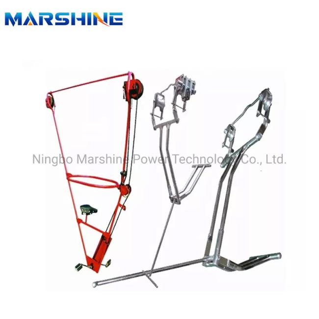 Marshine Power Electric Inspection Overhead Line Single Conductor Inspection Trolley Cart Bicycle